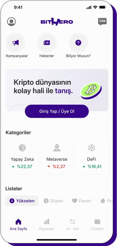 BitHero: iOS & Android Uygulamasını İndirin